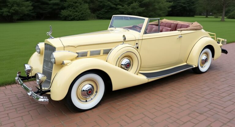Take a Peek at the Exquisite 1937 Packard Super Eight Convertible Victoria